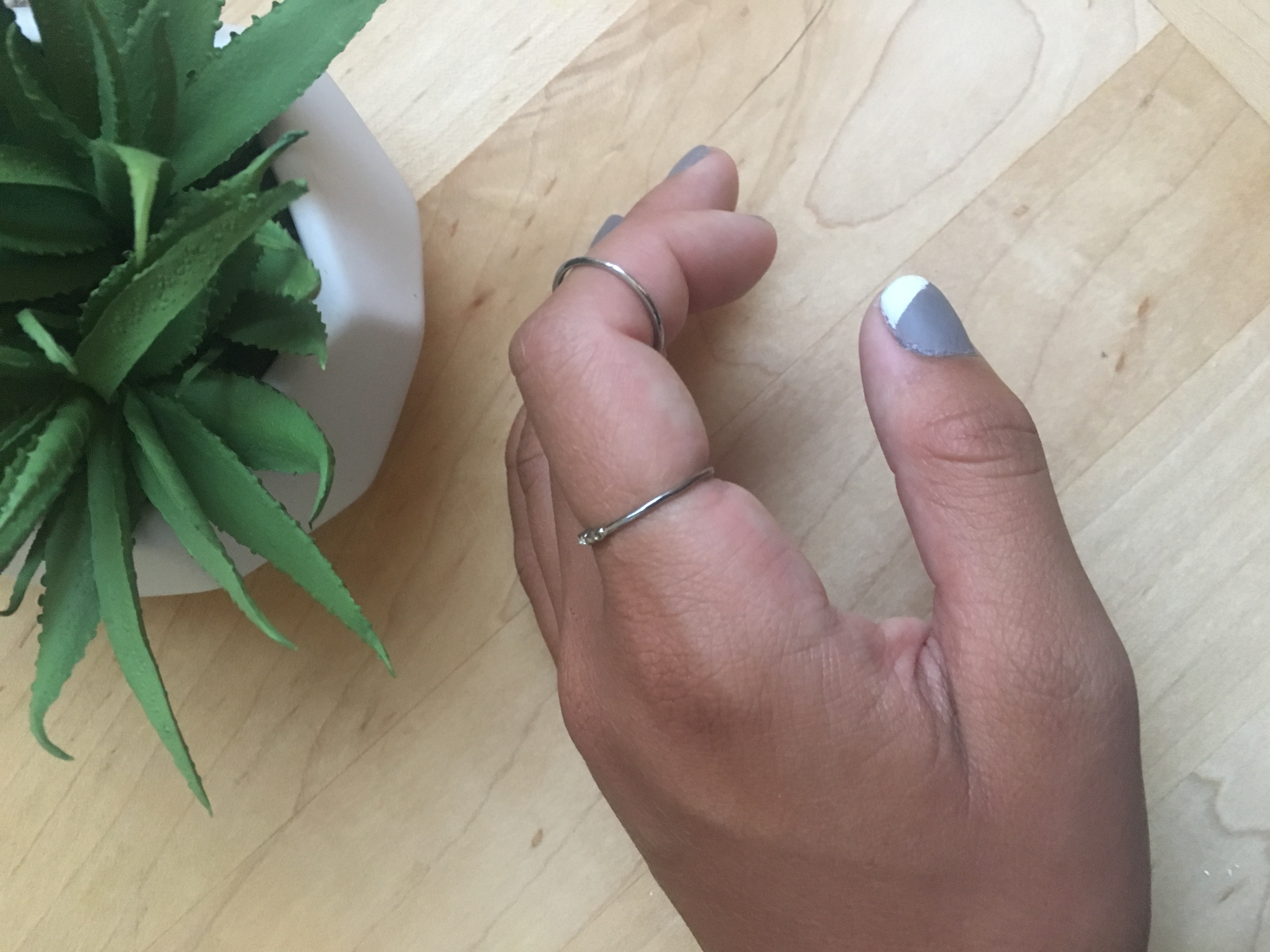 Diagonal French Tip 3